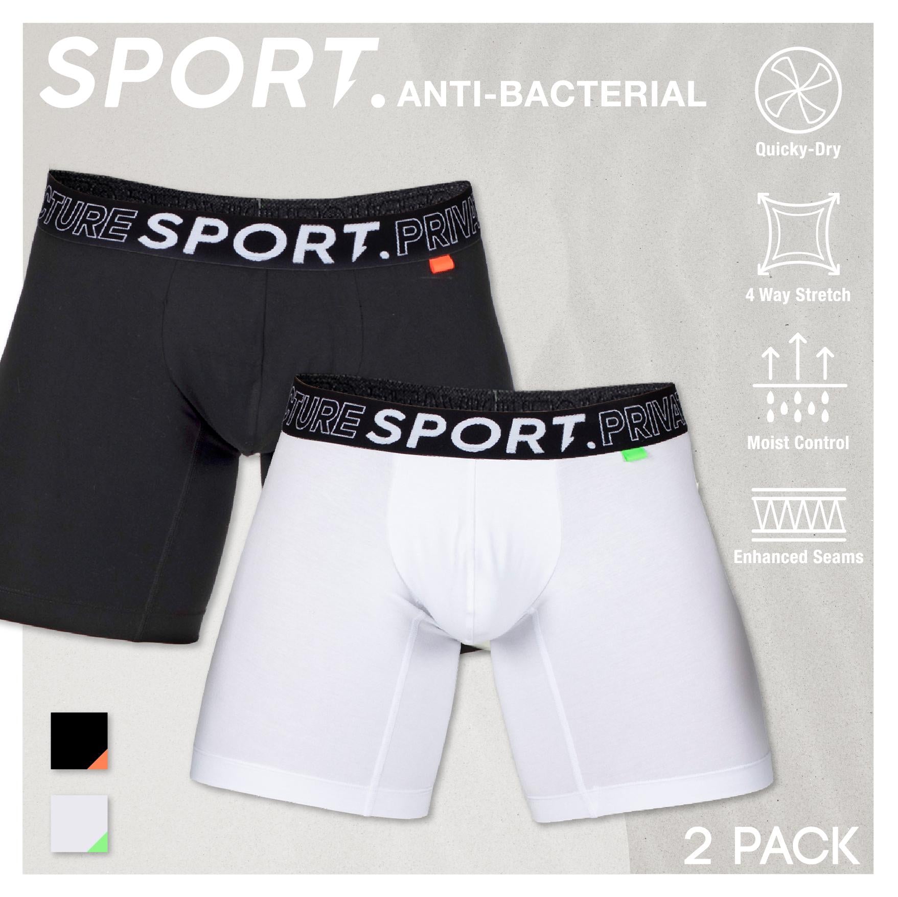 Private Structure Sport Boxer Brief 2Pack Black & White – MAD Lifestyle