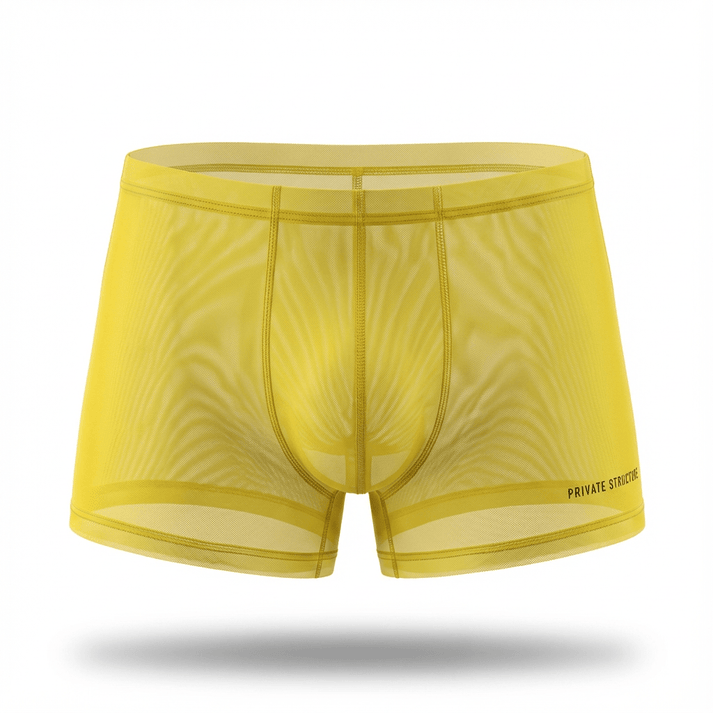Color Peel Low-Rise Fitted Trunk Underwear (Yellow) 99-MU-1798 ...