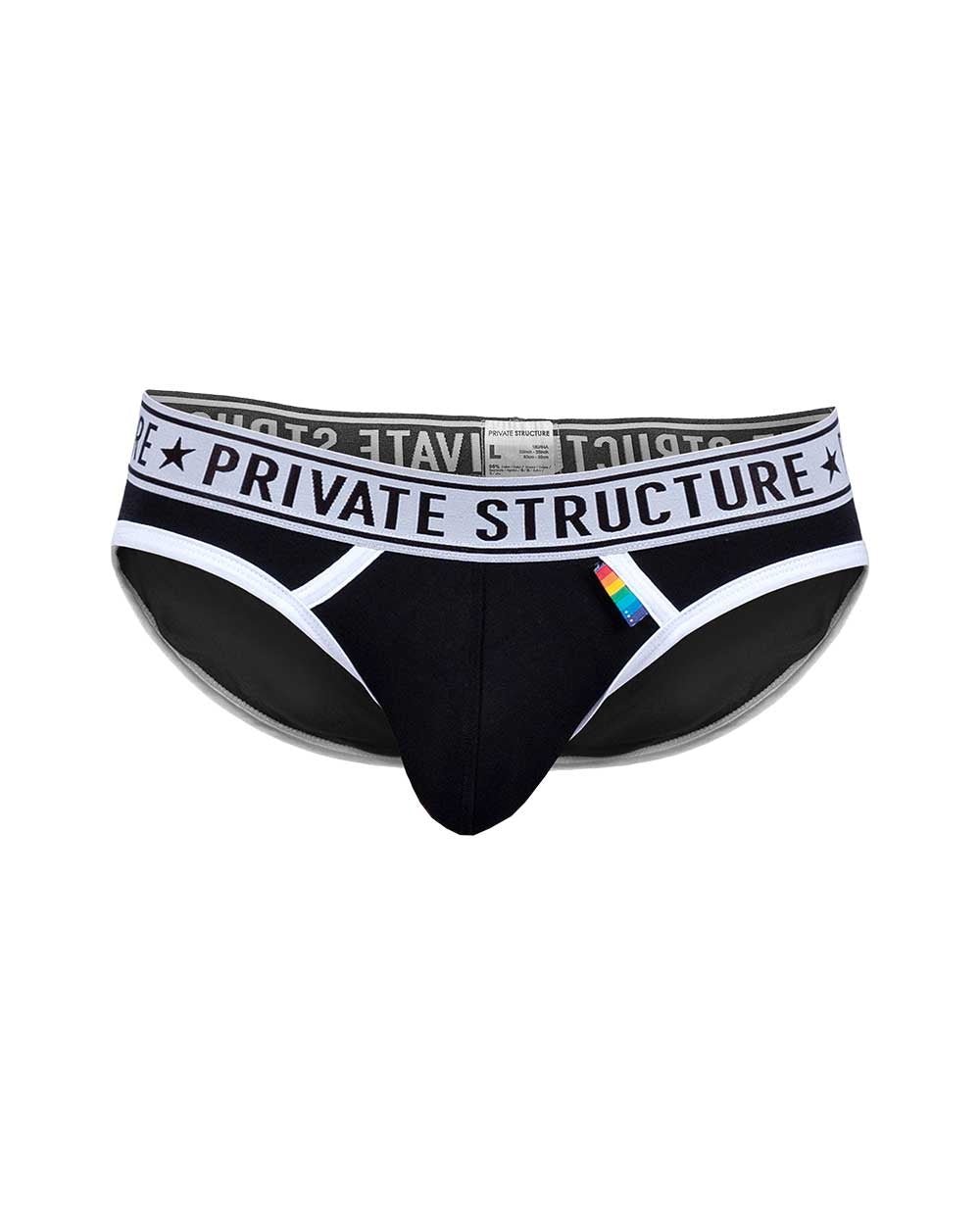 Private Structure | Pride Limited Brief - Solid Black | EPUS4497-Black ...